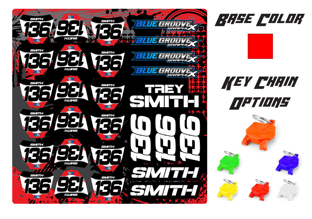 Rider I.D. 18" x 18" Sheet – Blue Groove Graphix