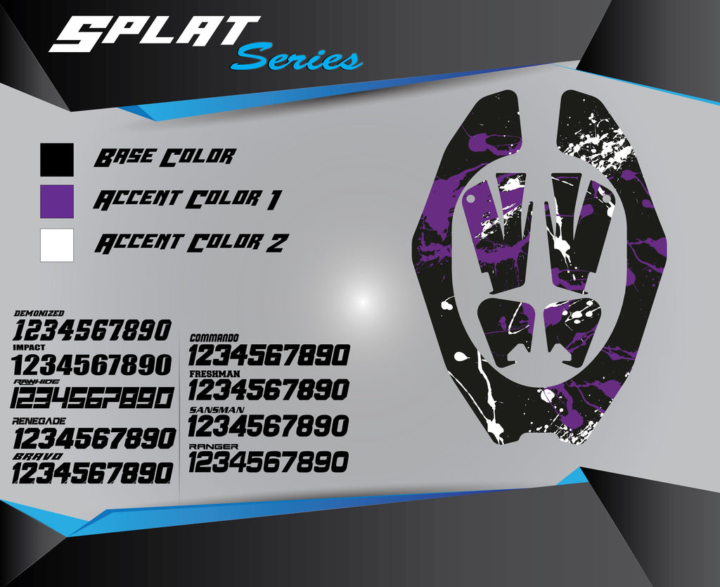 SPLAT Neck Brace Graphics – Blue Groove Graphix