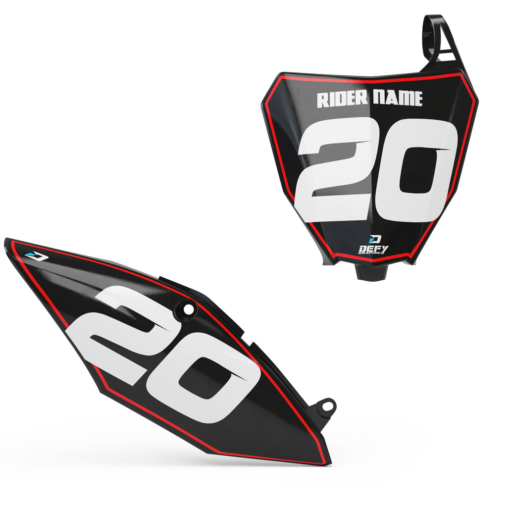 PIN STRIPE SERIES Number Plates – Blue Groove Graphix