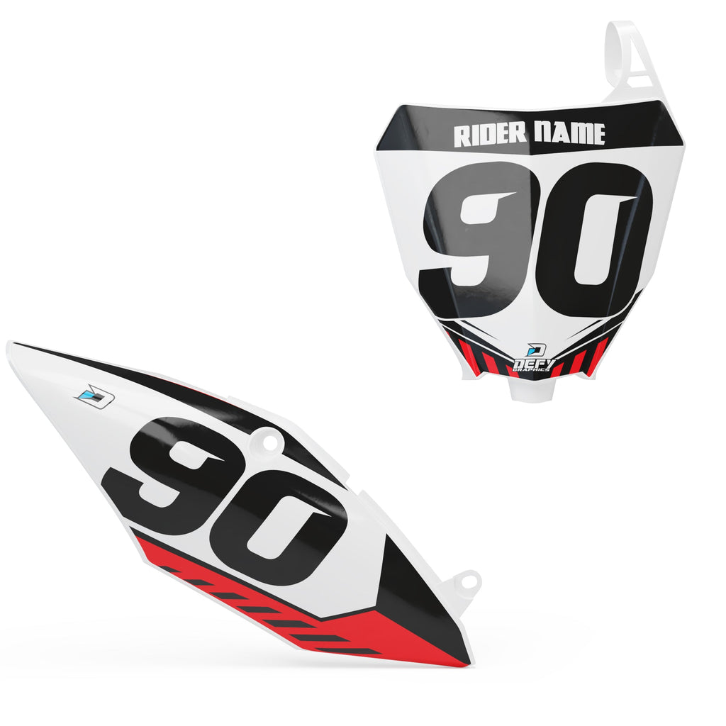 SLASHED SERIES Number Plates – Blue Groove Graphix