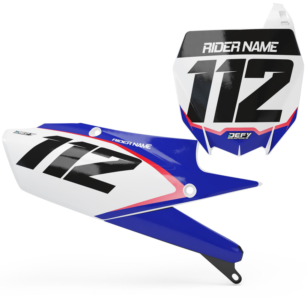 MERCY SERIES Number Plates – Blue Groove Graphix